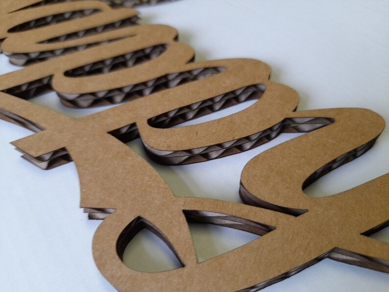 Custom Word or Name Cardboard Cutout, Wall Decor, Home Decor, Wall Art ...