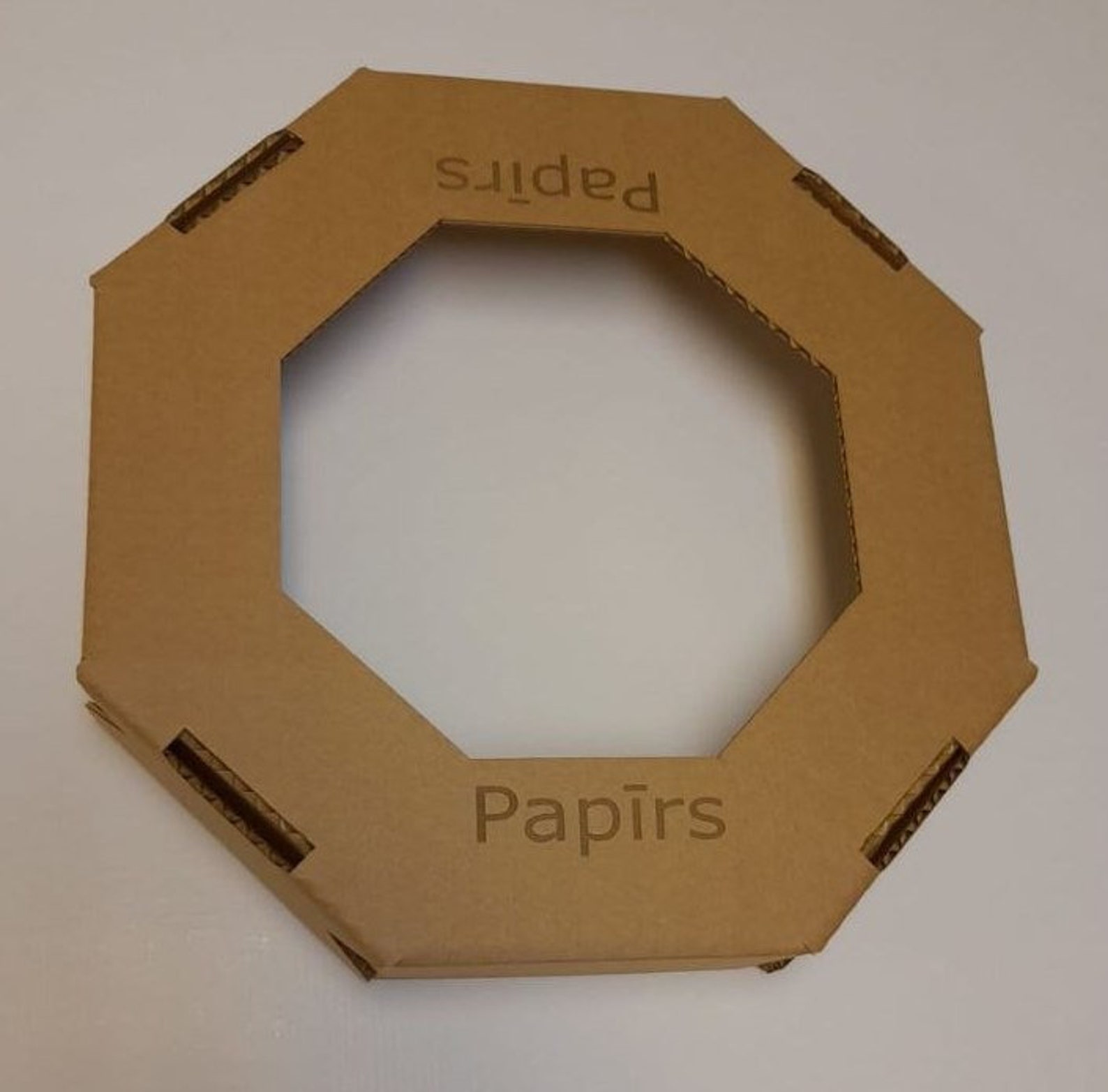 Cardboard Trash Can, Garbage Can for Waste Paper and Plastic Waste ...