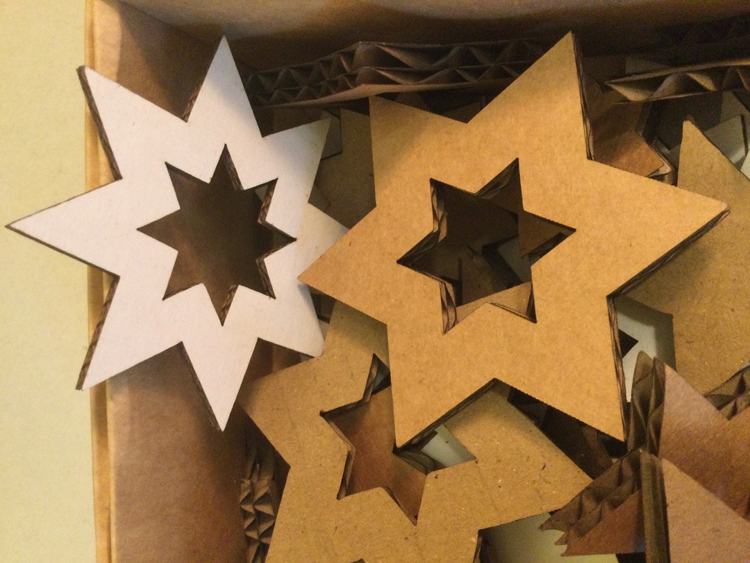 Set of Cardboard Stars. More Than 90 Stars.christmas Tree, Home ...