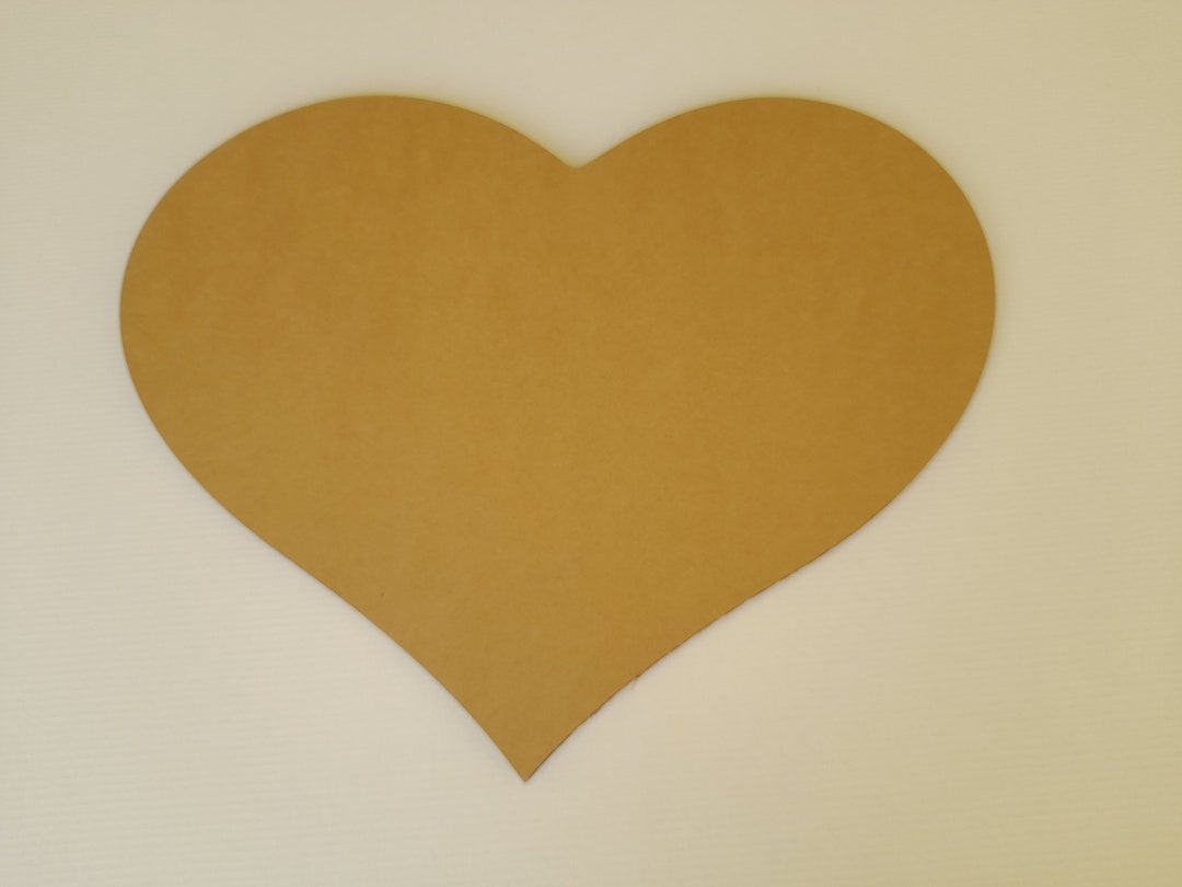 Heart Shapes - Cardboard Cutout. Wedding, Home and Party Decor, Wall ...
