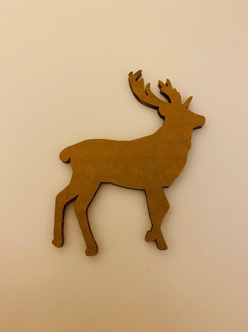 Cardboard Deer Shapes, Cardboard Cutouts, Set of 10. Christmas, Home ...