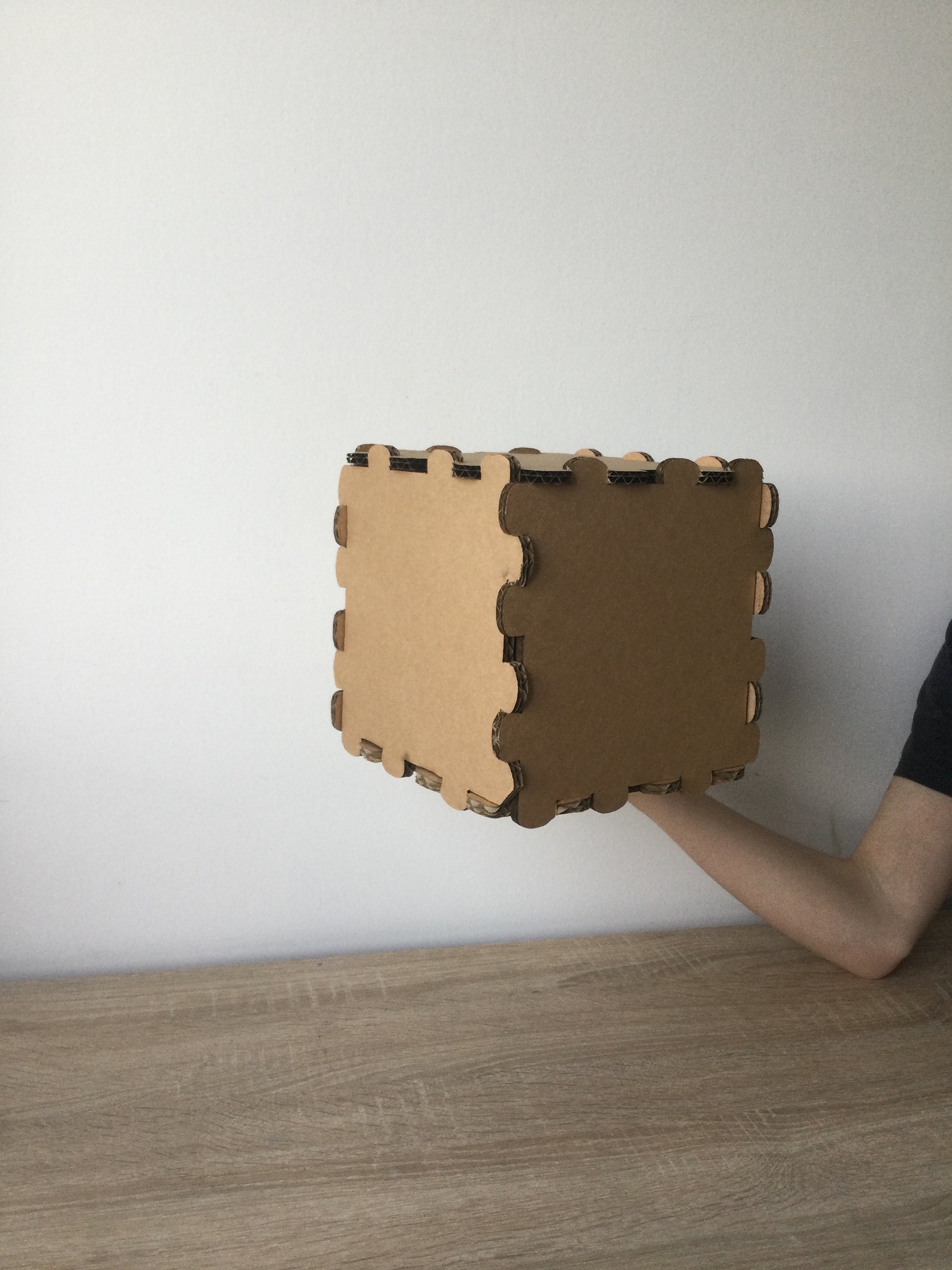 Folding Storage Box Made of Cardboard, DIY Project, Storage Space, Gift ...