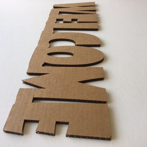 WELCOME - Cardboard Cutout, Wall Decor, Home Decor, Wall Art, Party ...