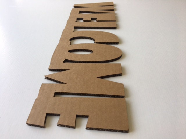 WELCOME - Cardboard Cutout, Wall Decor, Home Decor, Wall Art, Party ...