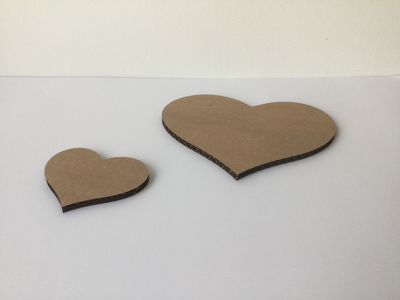 Heart Shapes - Cardboard Cutout. Wedding, Home and Party Decor, Wall ...