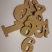 Large Cardboard Letters and Numbers. DIY Letters and Numbers. Different ...