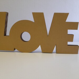 LOVE - Cardboard Cutout, Free Standing and No, Home Decor, Wall Art ...