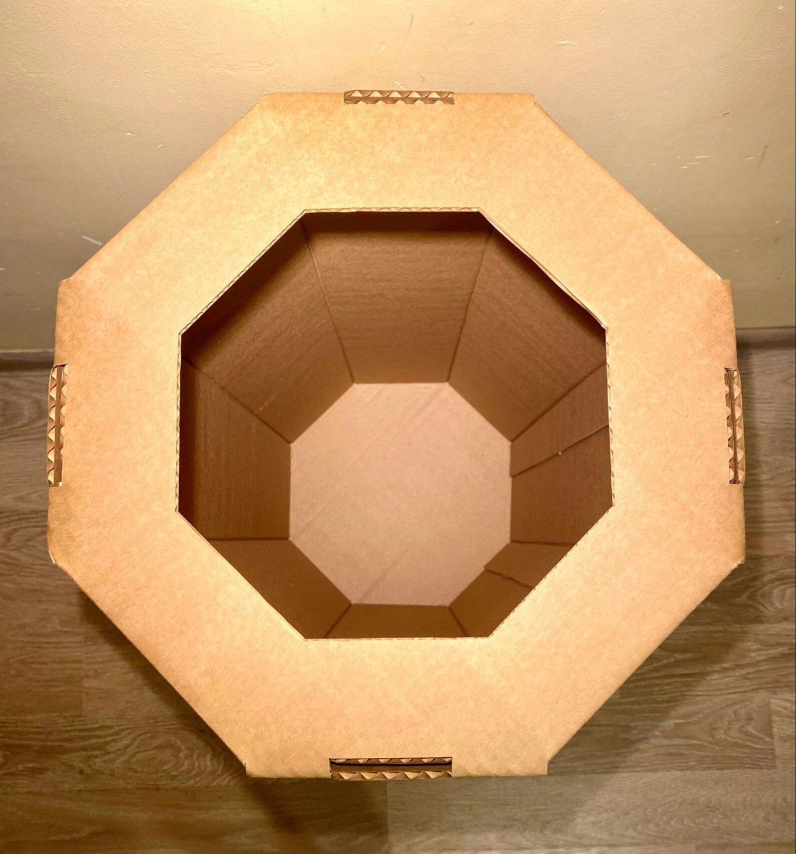 Cardboard Trash Can, Garbage Can for Waste Paper and Plastic Waste ...