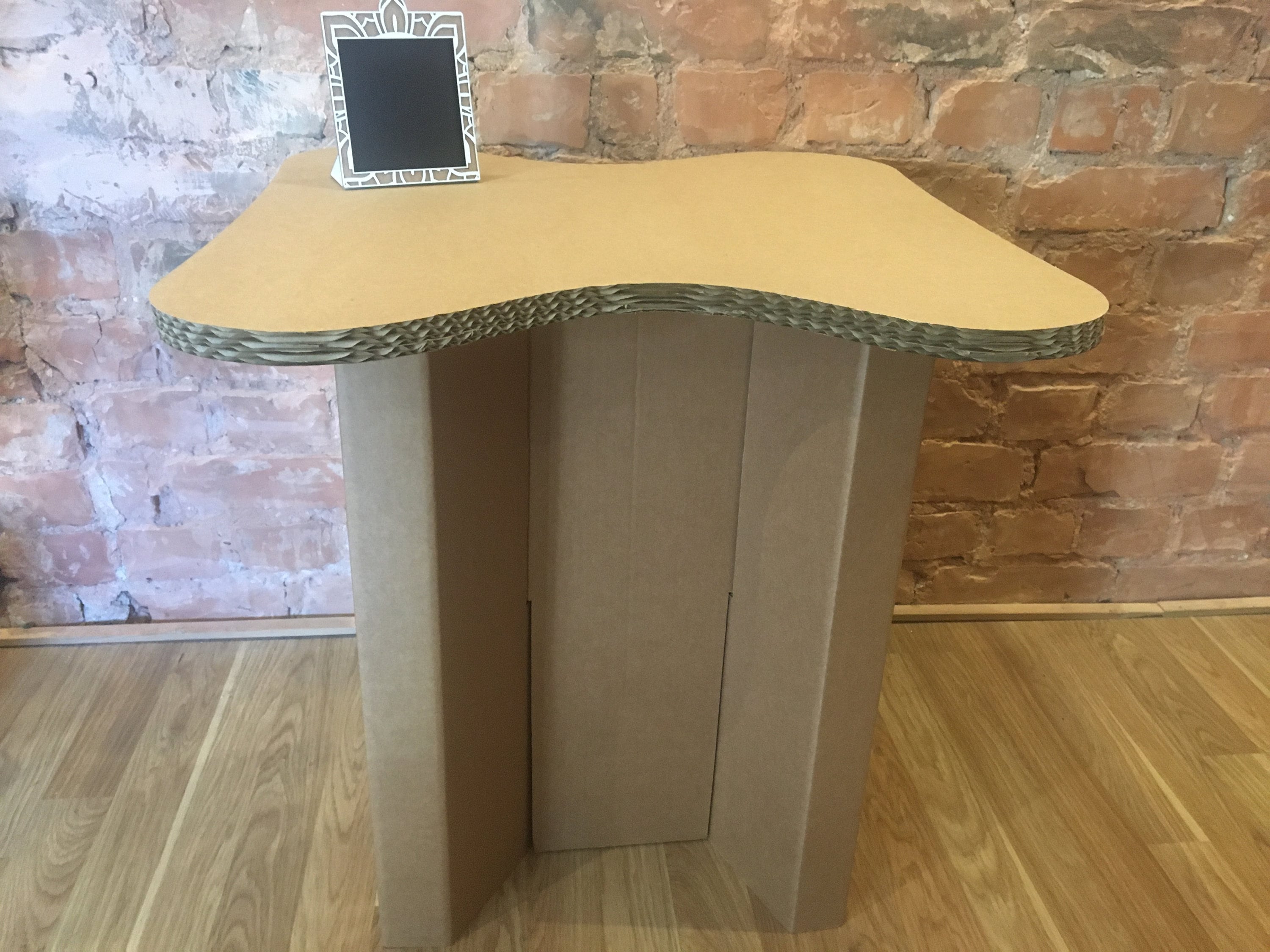 Cardboard Table. Coffe Table. Temporary Furniture. Eco Friendly ...