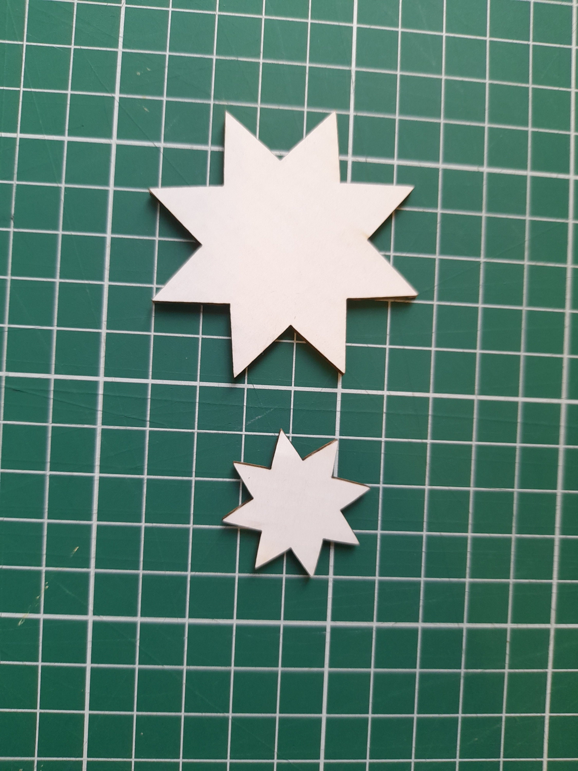 Stars Shapes - Cardboard Cutout. Christmas Tree, Home and Party Decor ...