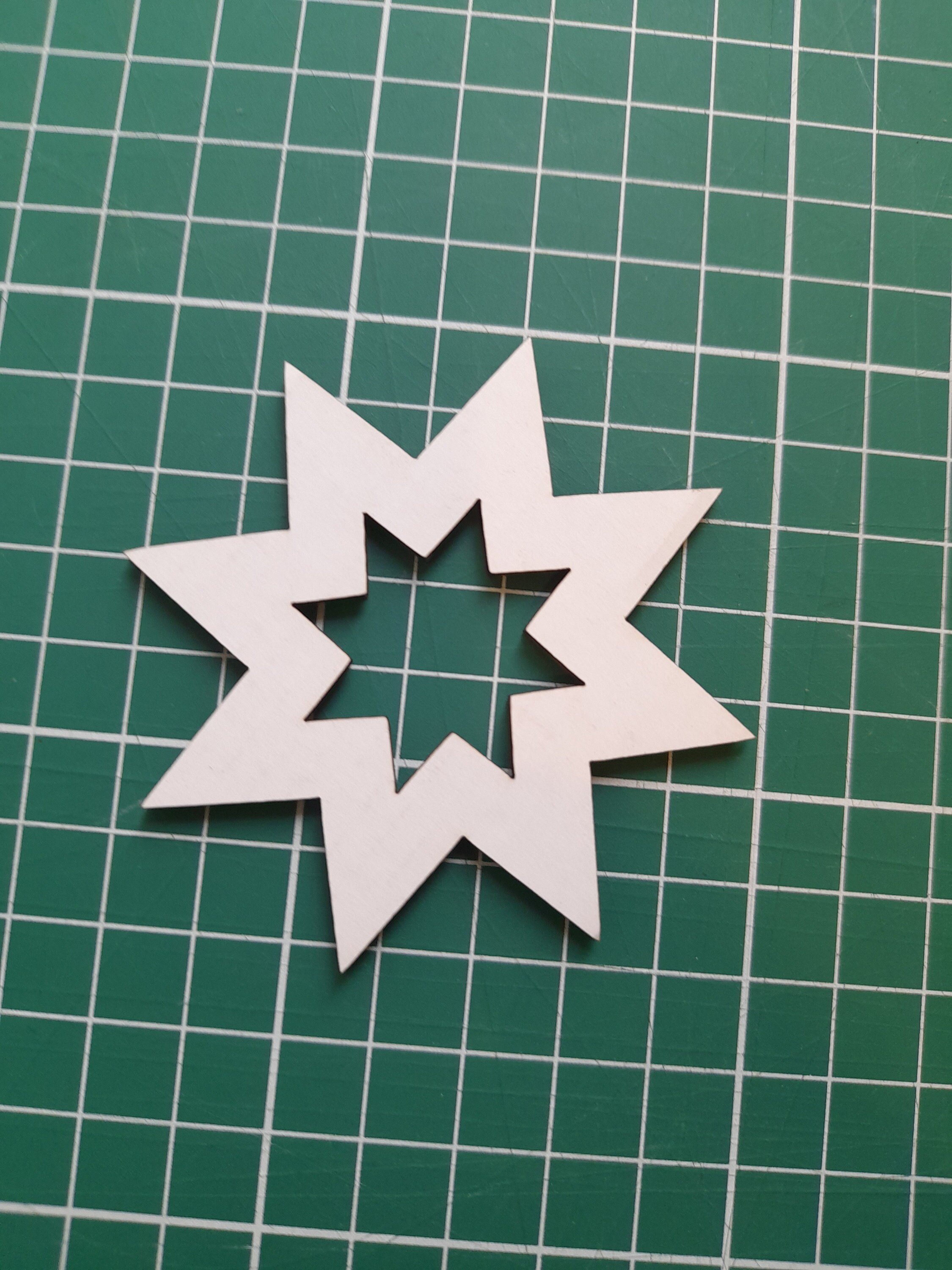 Hollow Stars Shapes - Cardboard Cutout. Christmas Tree, Home and Party ...