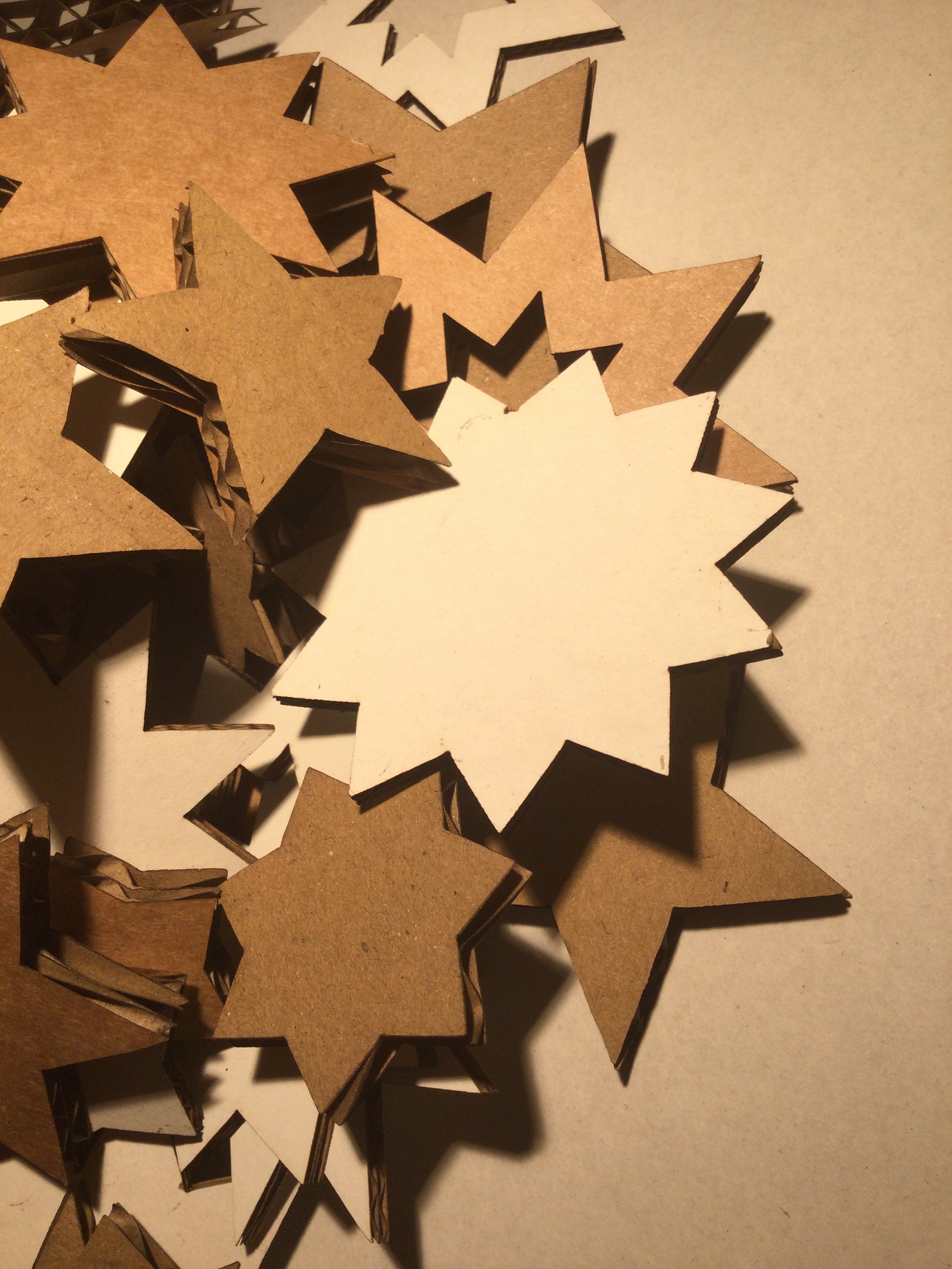 Set of Cardboard Stars. More Than 90 Stars.christmas Tree, Home ...