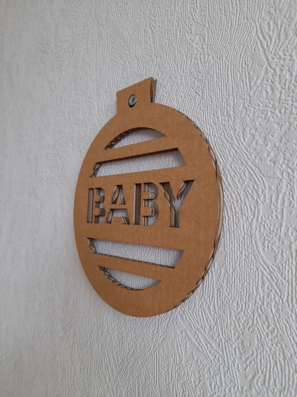 Custom Hanging Word or Name Cardboard Cutout, Wall Decor, Home Decor ...