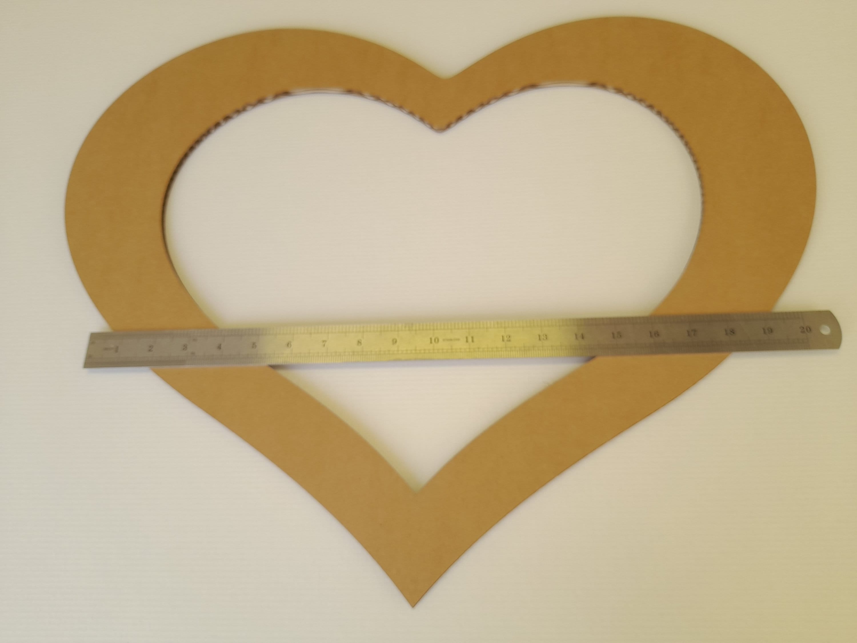 Heart Shapes - Cardboard Cutout. Wedding, Home and Party Decor, Wall ...