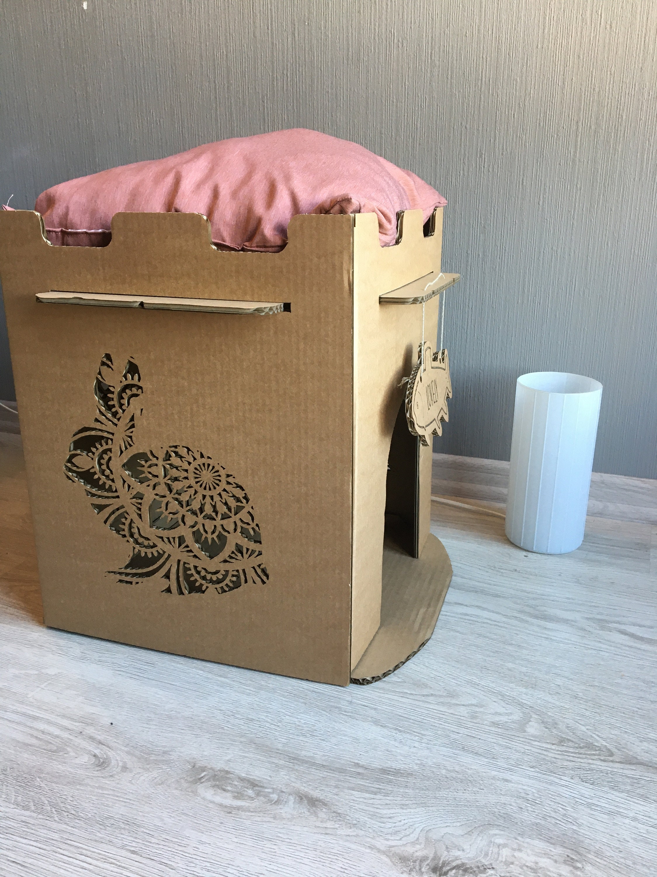 Cardboard Pets House Mandala Animals Cat House Bunny House - Etsy