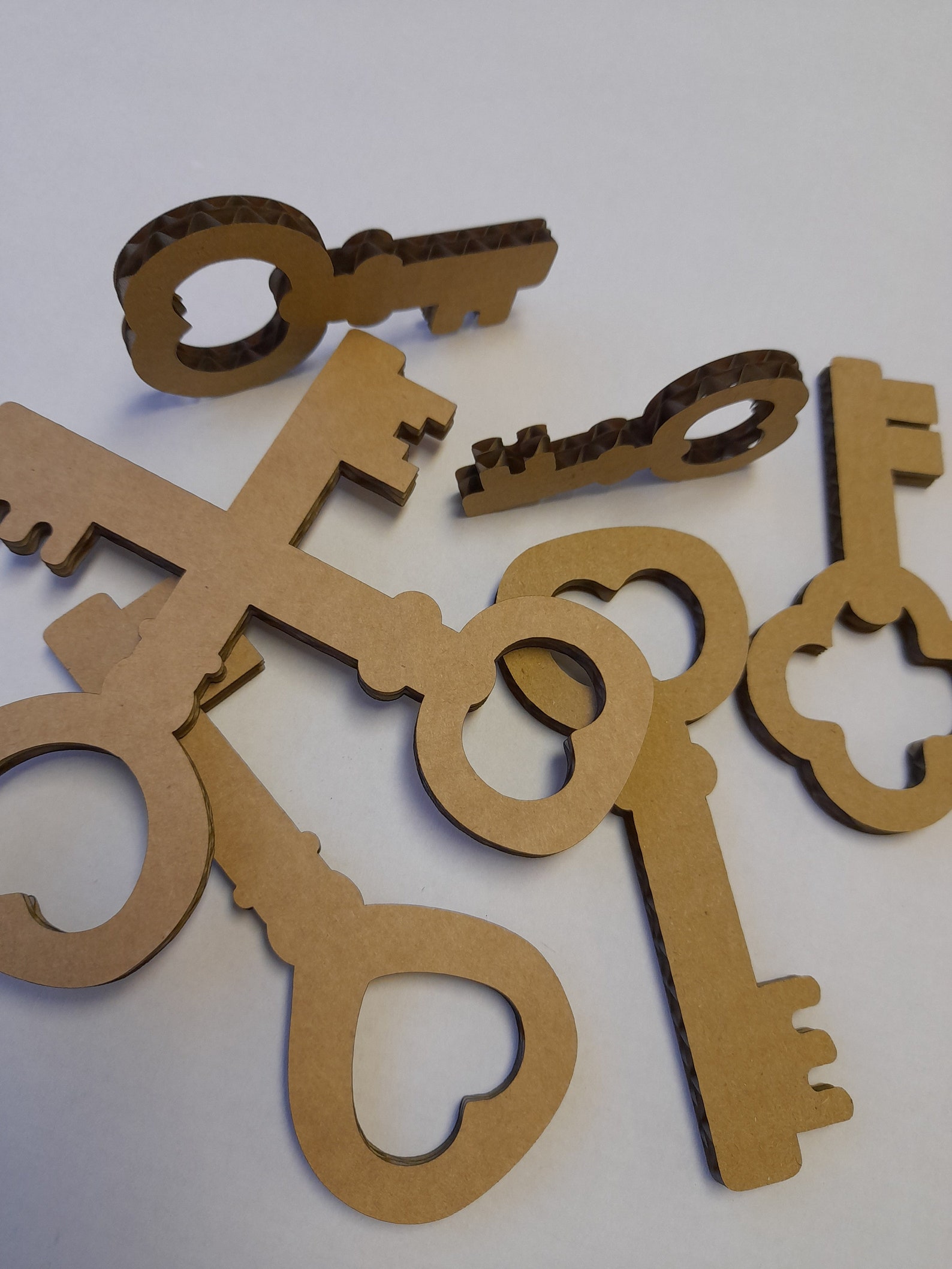 Keys Shapes - Cardboard Cutout. Christmas Tree, Home and Party Decor ...