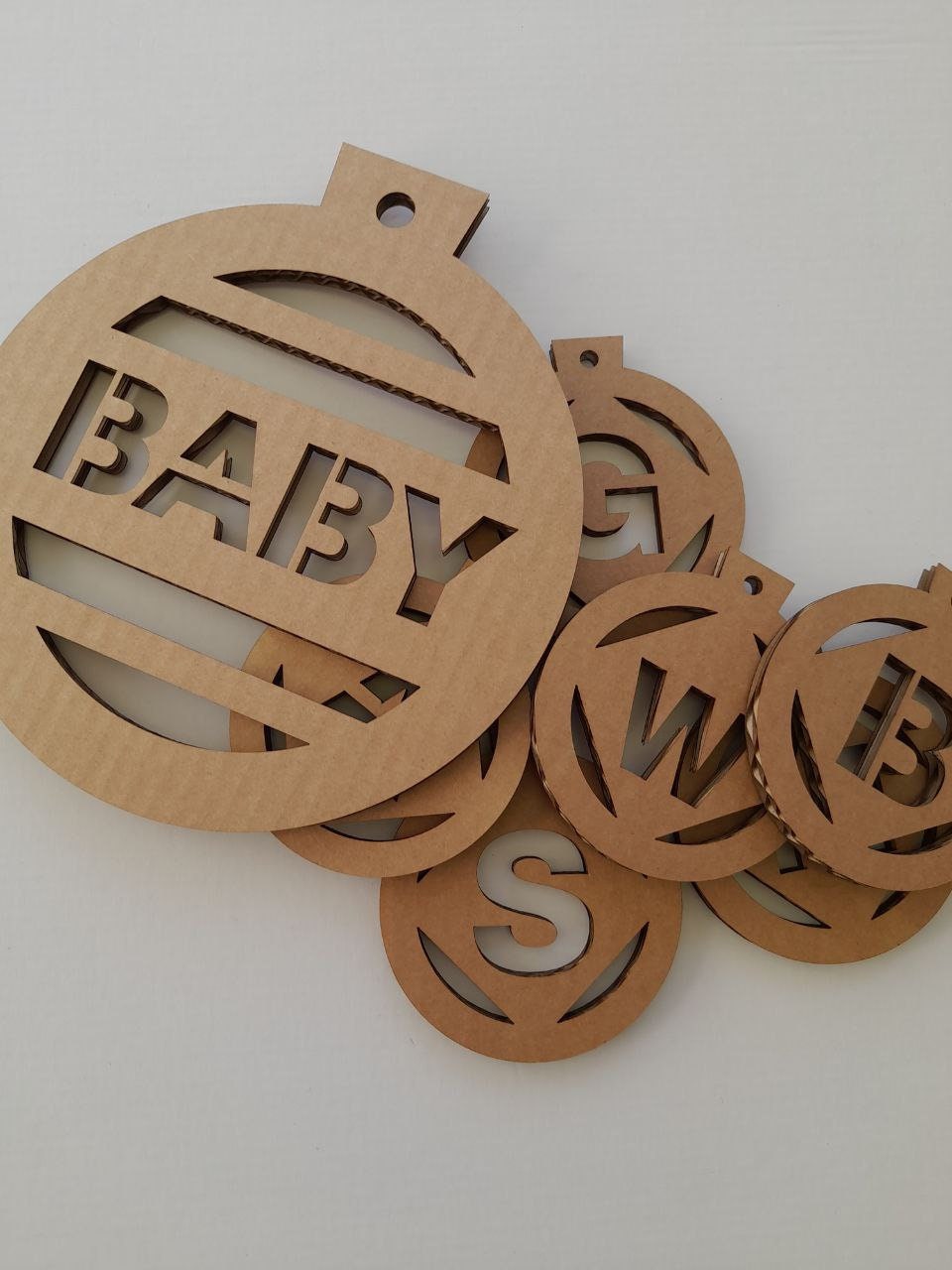 Hanging Cardboard Letters and Numbers. DIY Letters and Numbers ...