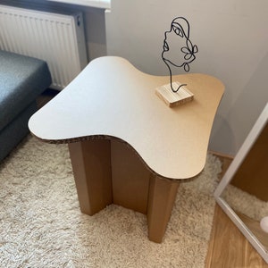 Cardboard Table. Coffe Table. Temporary Furniture. Eco Friendly ...