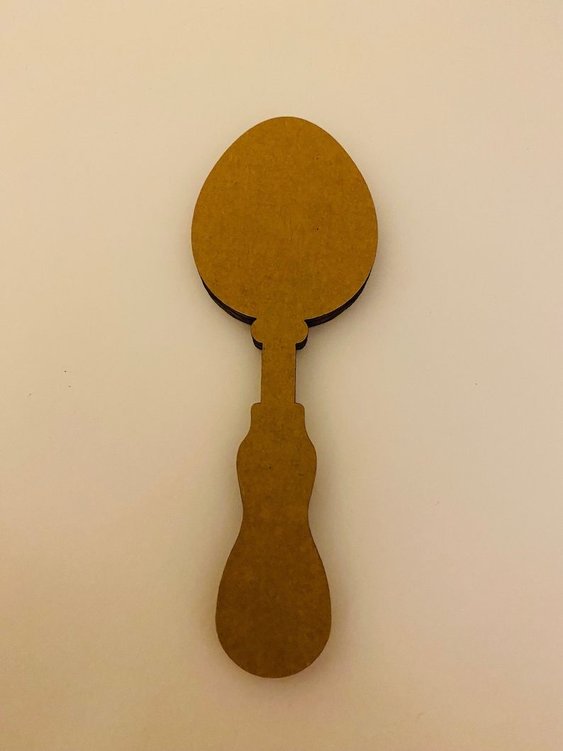 Cardboard Spoon and Fork Shape - Cutout. Home and Party Decor, Wall Art ...