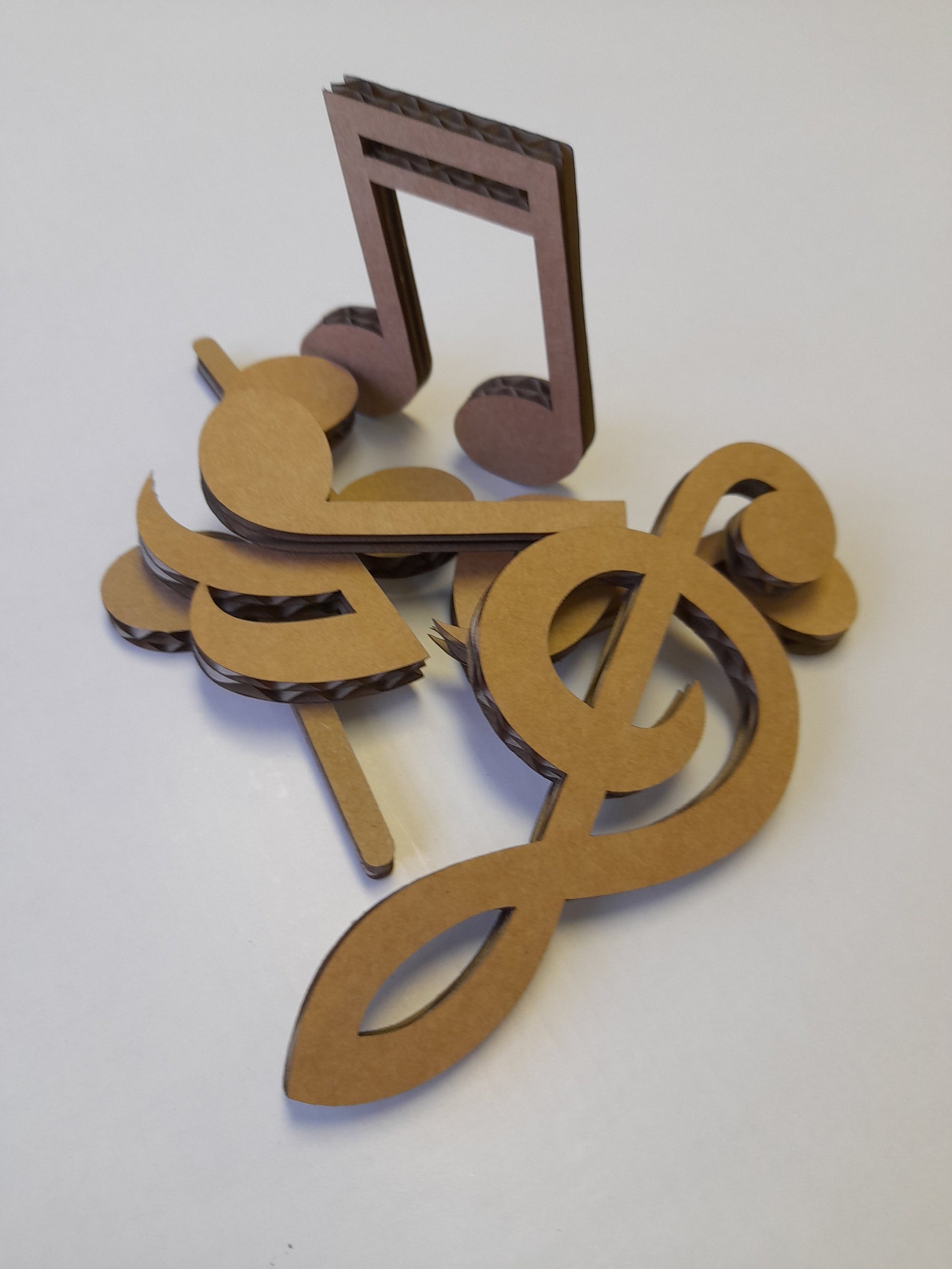 Music Notes Shapes - Cardboard Cutout. Home and Party Decor, Music ...