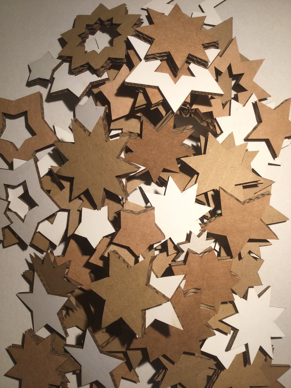 Set of Cardboard Stars. More Than 90 Stars.christmas Tree, Home ...