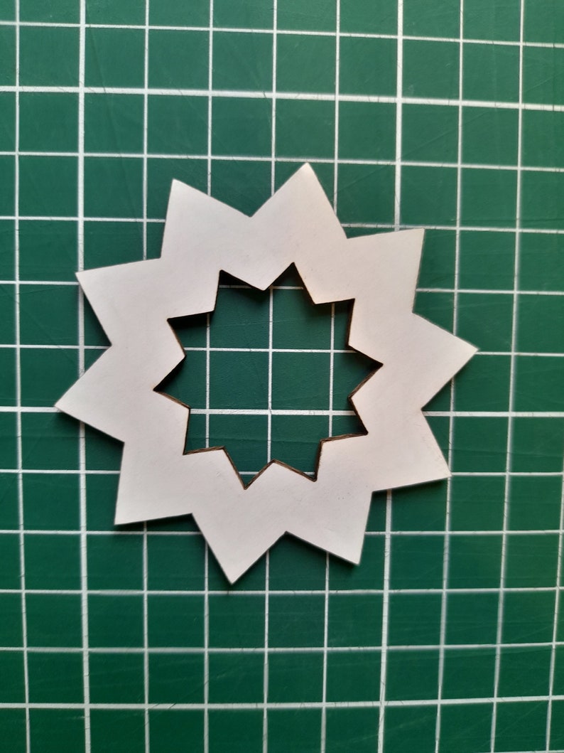 Hollow Stars Shapes - Cardboard Cutout. Christmas Tree, Home and Party ...