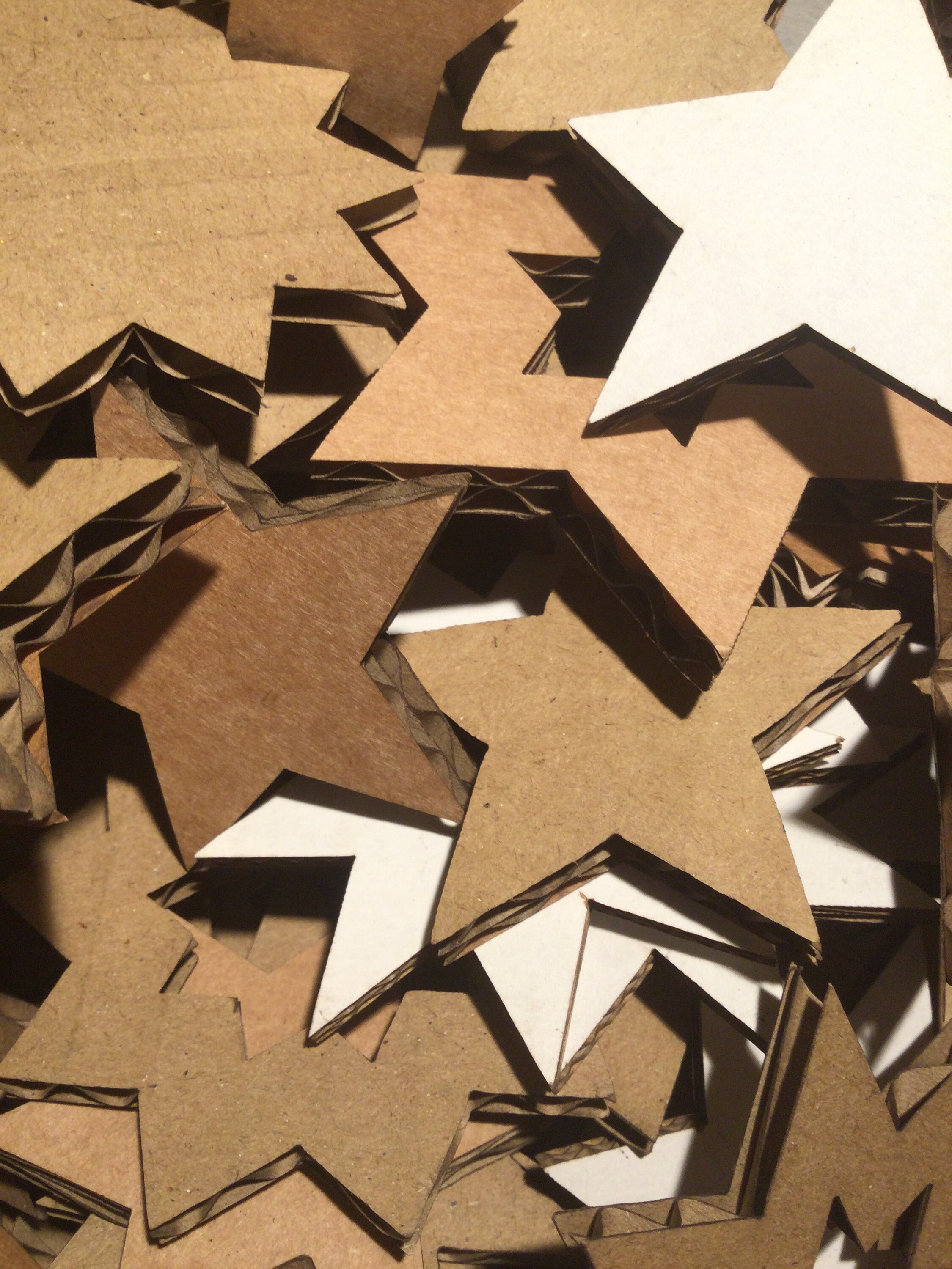 Set of Cardboard Stars. More Than 90 Stars.christmas Tree, Home ...