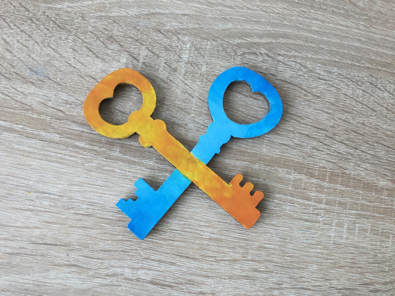 Keys Shapes Cardboard Cutout. Christmas Tree, Home and Party Decor ...