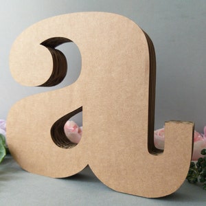 Free Standing Cardboard Letters and Numbers. DIY Letters and Numbers ...
