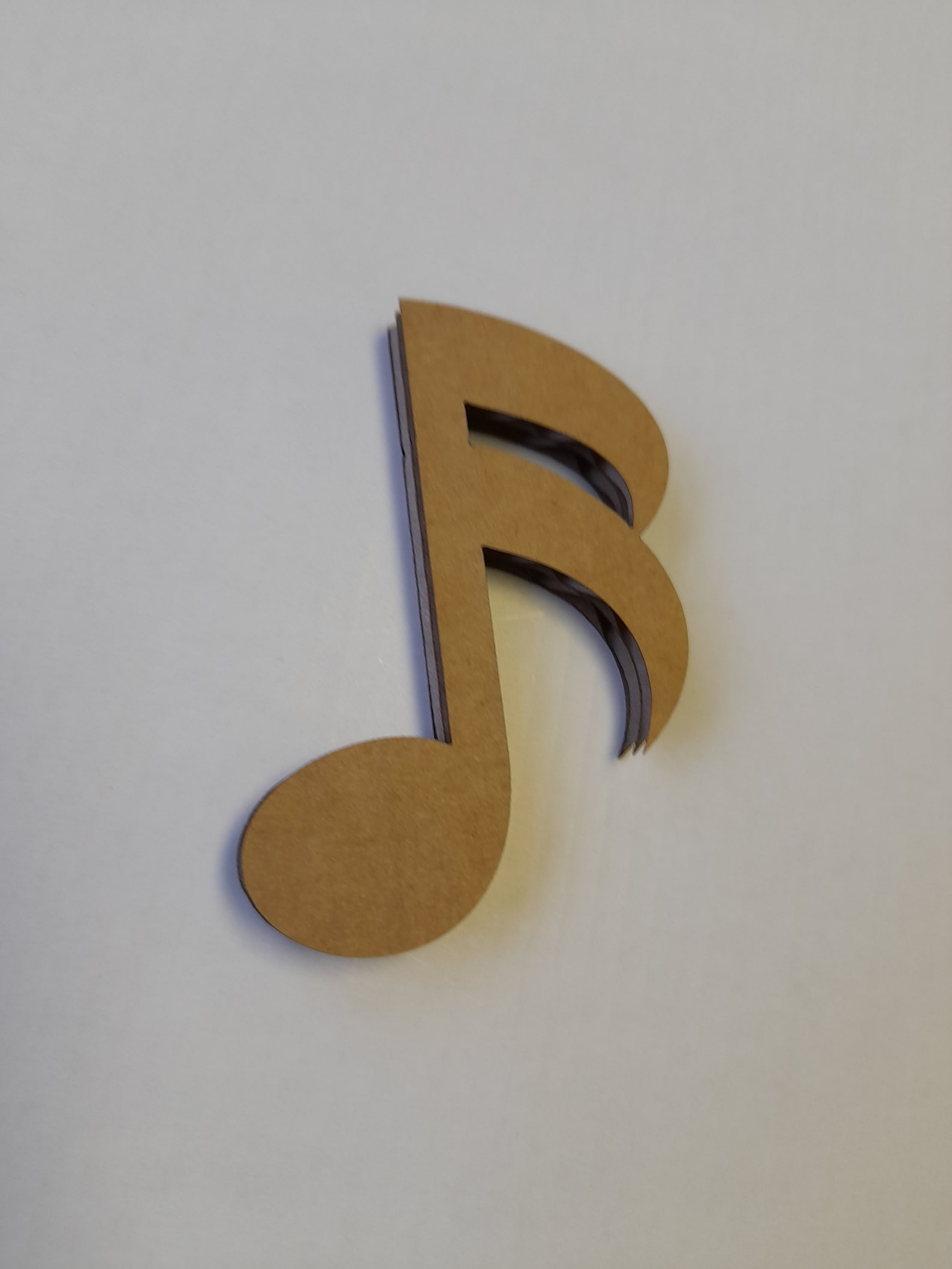 Music Notes Shapes - Cardboard Cutout. Home and Party Decor, Music ...