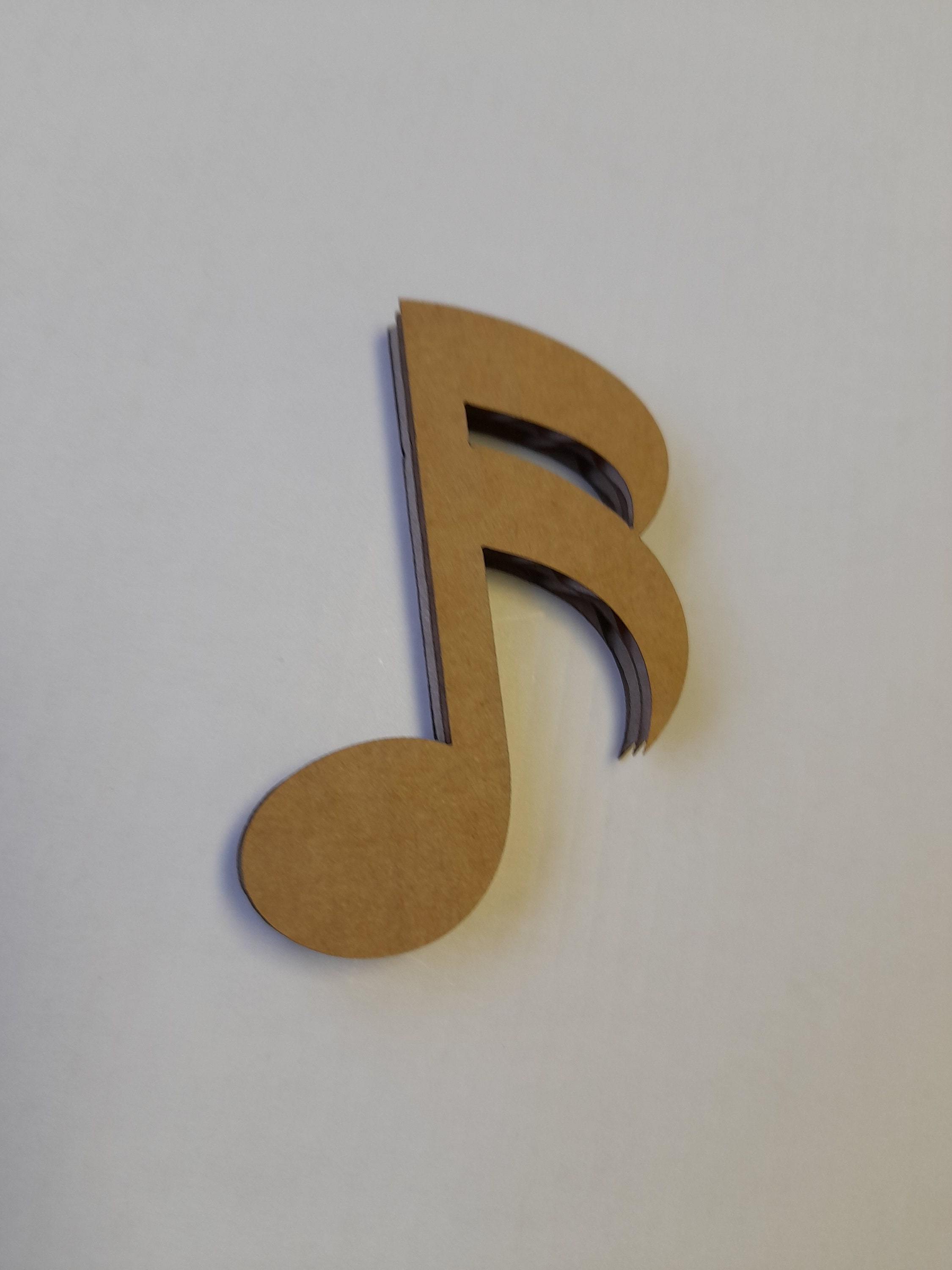 Music Notes Shapes - Cardboard Cutout. Home and Party Decor, Music ...