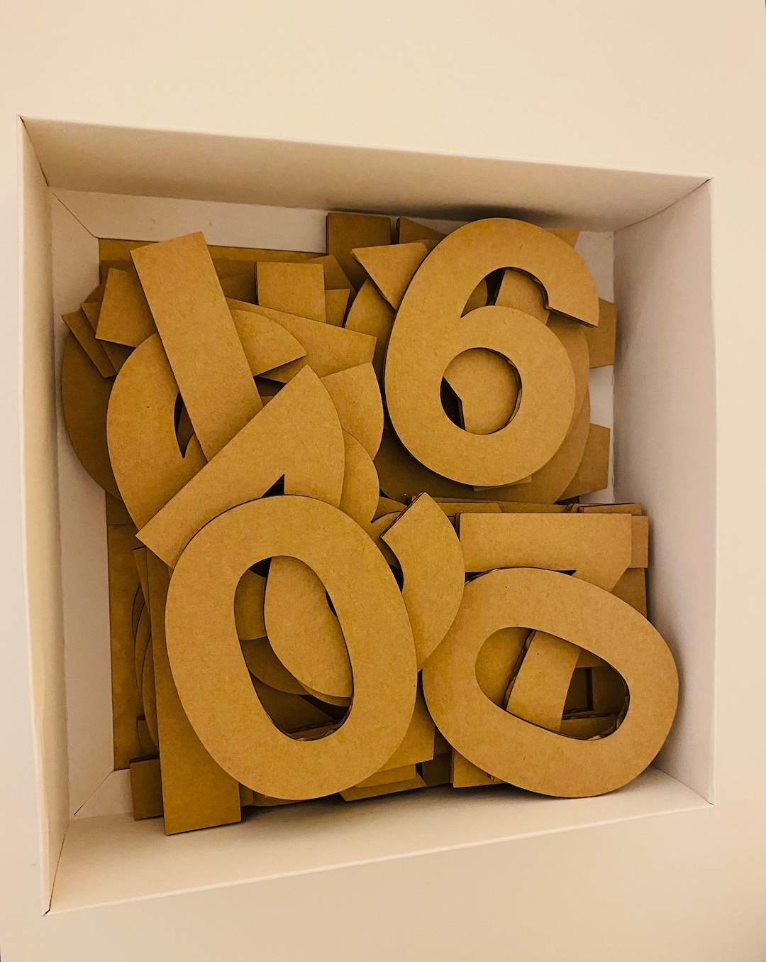 Thin Cardboard Letters and Numbers. Alphabet. Set of 26 Letters 10 ...