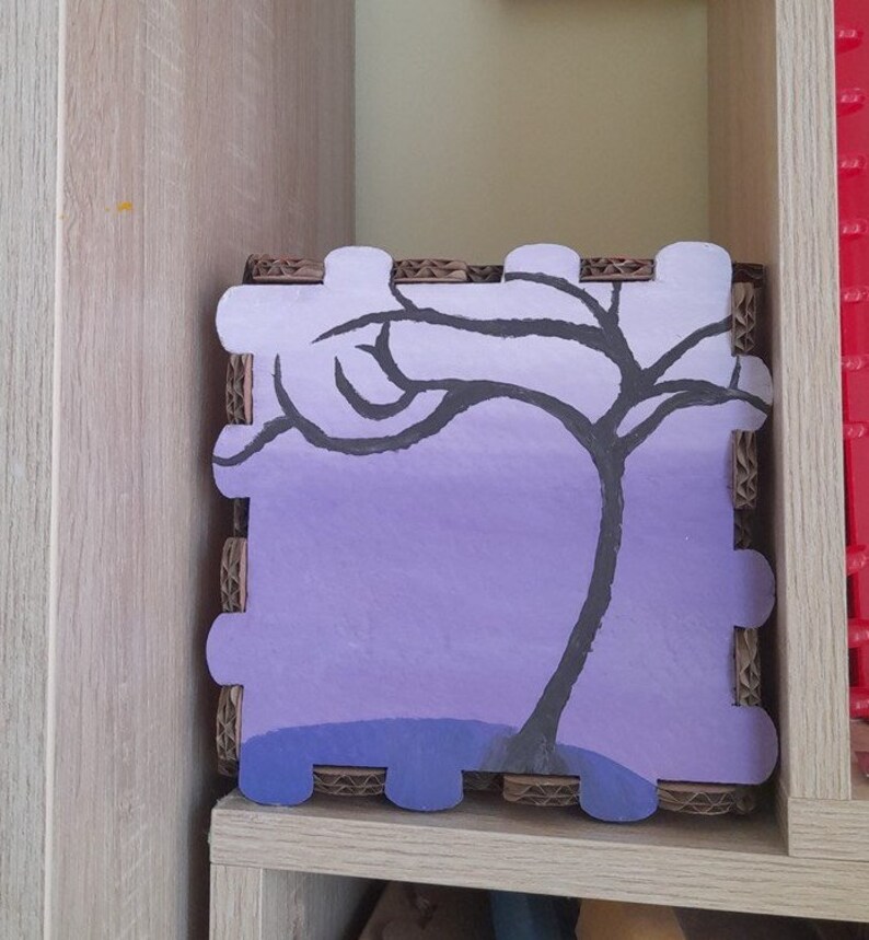 Folding Storage Box Made of Cardboard, DIY Project, Storage Space, Gift ...