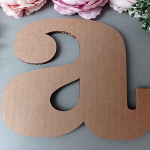 Large Cardboard Letters and Numbers. DIY Letters and Numbers. Different ...