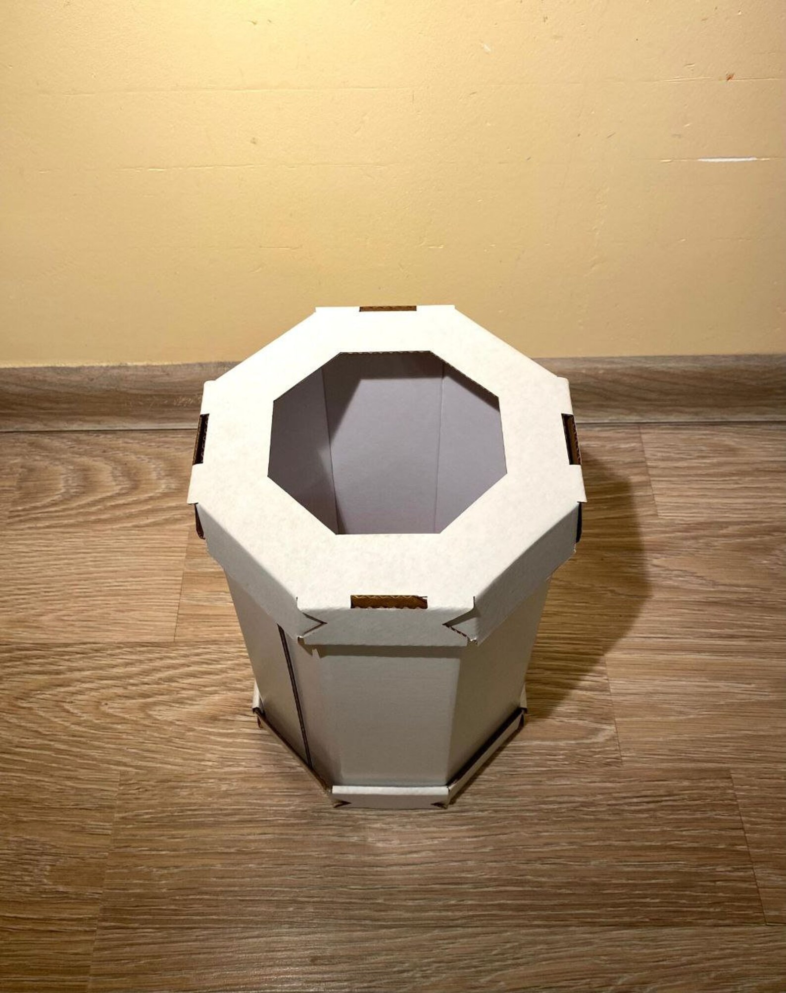 Cardboard Trash Can, Garbage Can for Waste Paper and Plastic Waste ...