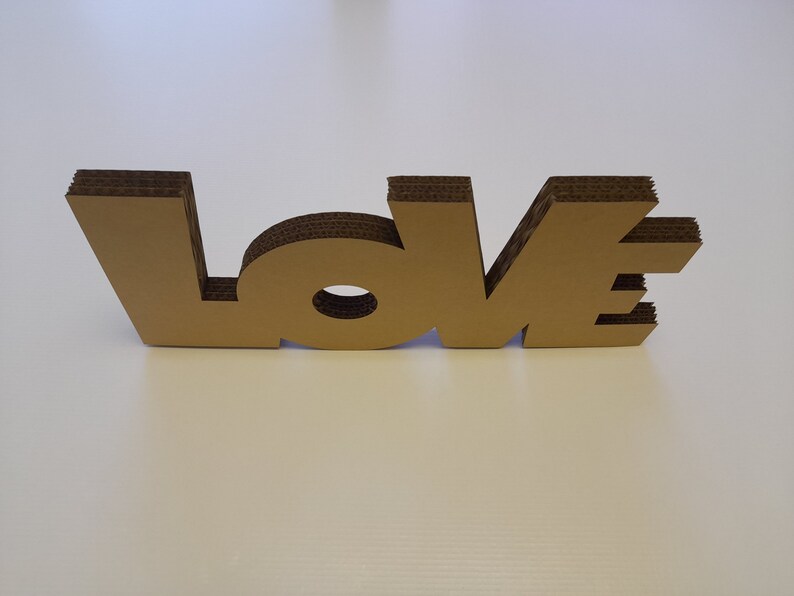 LOVE - Cardboard Cutout, Free Standing and No, Home Decor, Wall Art ...