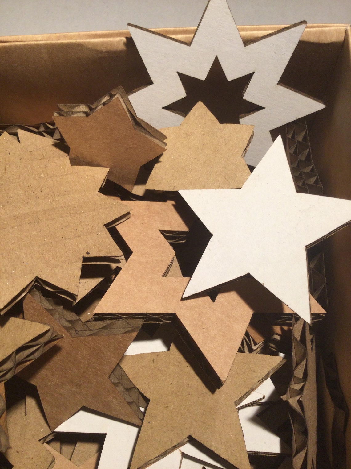 Set of Cardboard Stars. More Than 90 Stars.christmas Tree, Home ...