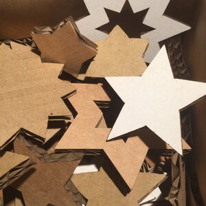 Set of Cardboard Stars. More Than 90 Stars.christmas Tree, Home ...