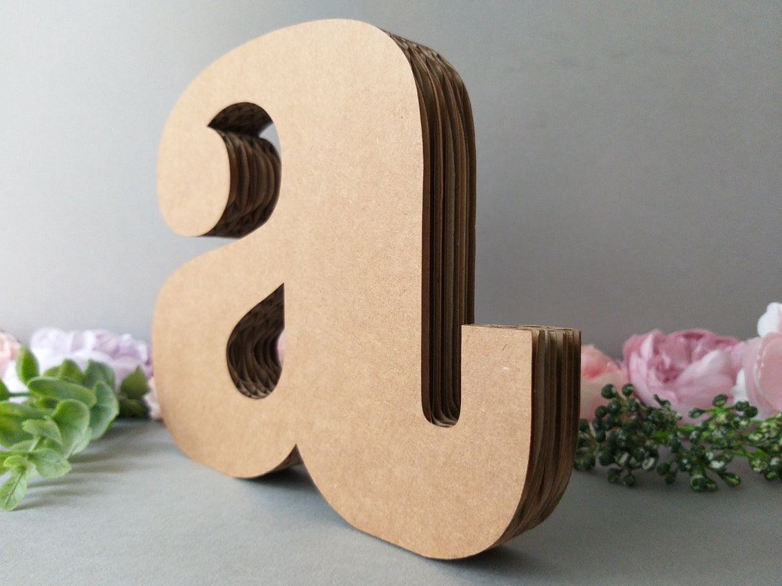 Free Standing Cardboard Letters and Numbers. DIY Letters and Numbers ...