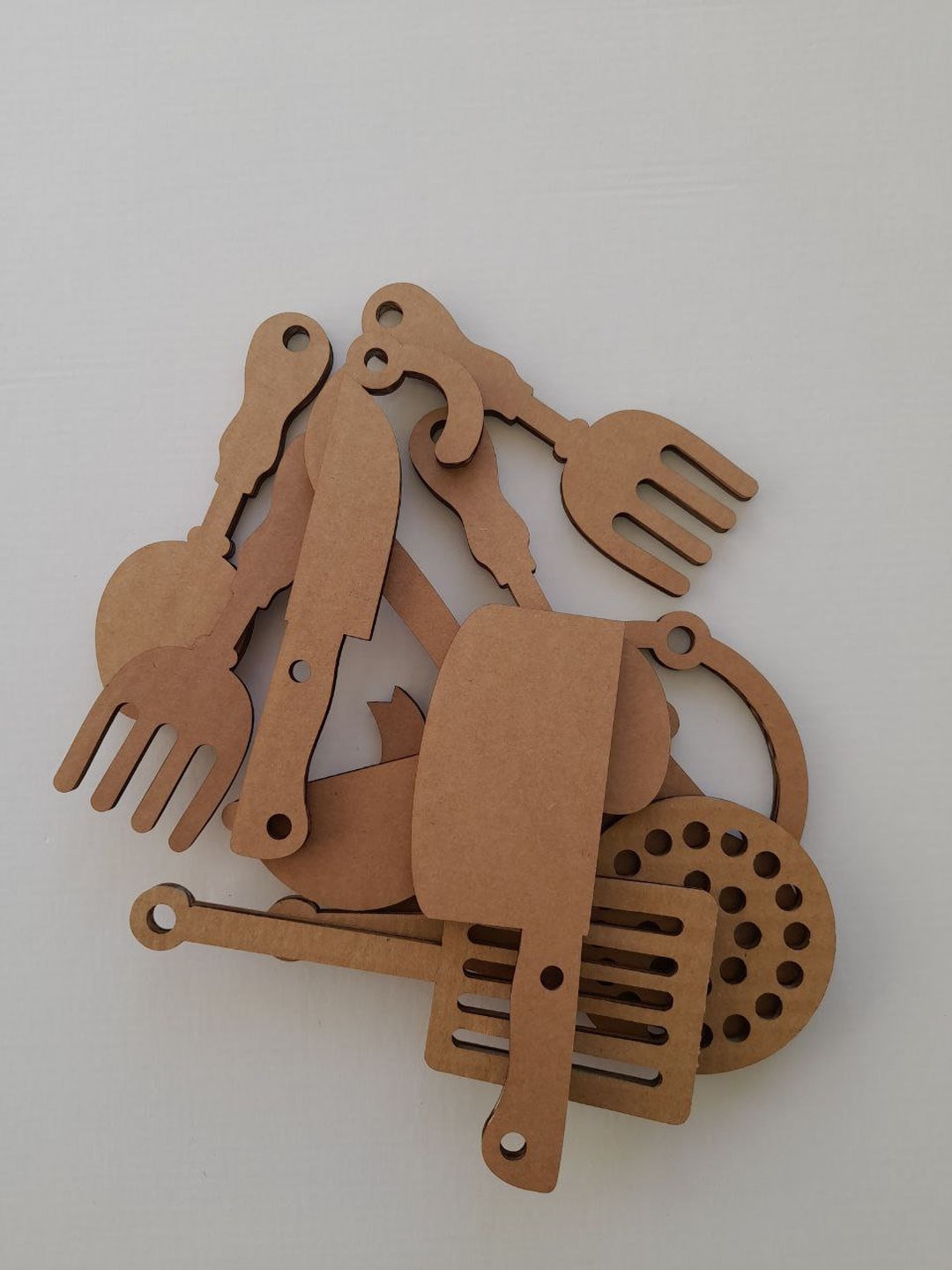 Cardboard Decorations - Kitchen Utensils. Set of 10. Cutout and Home ...