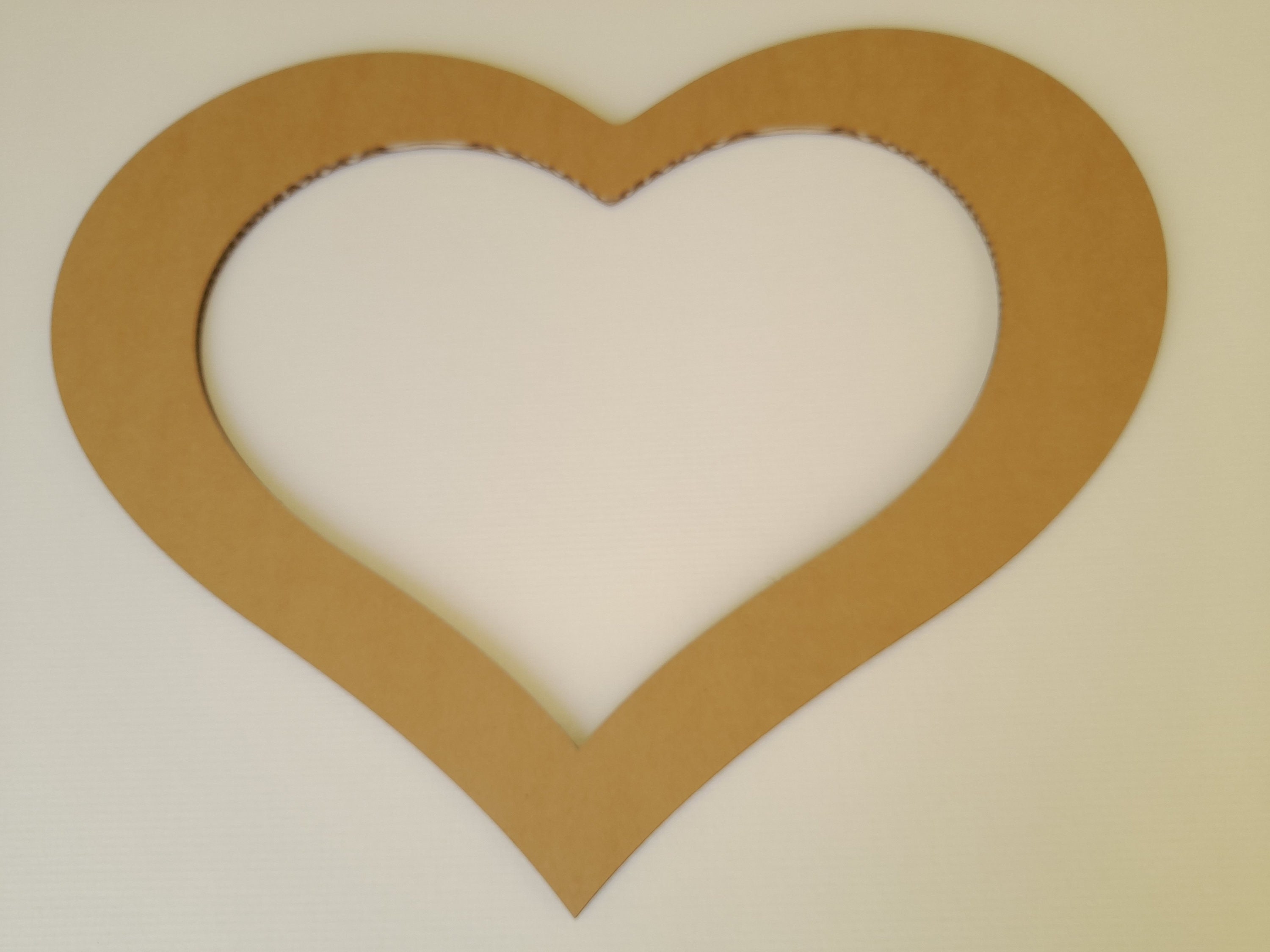 Heart Shapes - Cardboard Cutout. Wedding, Home and Party Decor, Wall ...