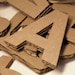 Cardboard Letters and Numbers. DIY Letters and Numbers. - Etsy