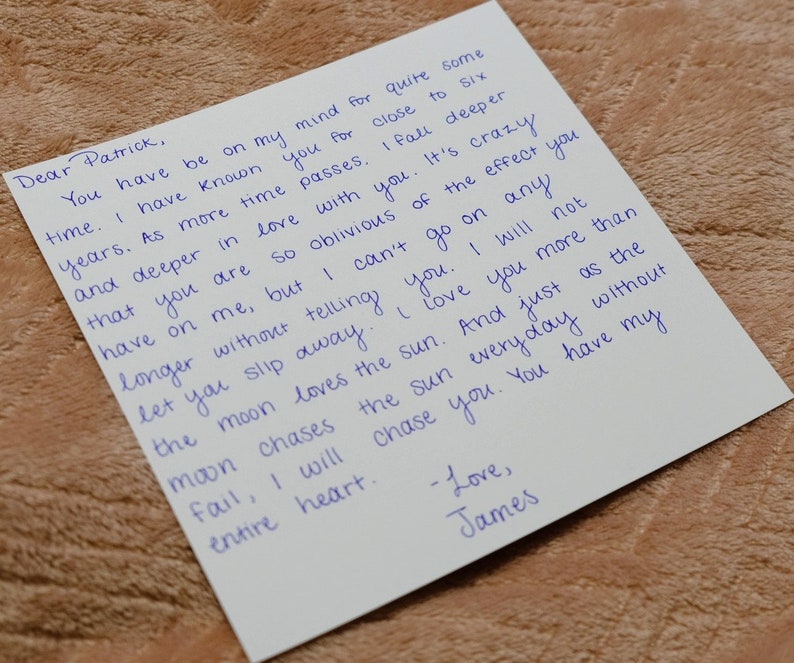 Handwritten Notes With Heartfelt Messages - Etsy