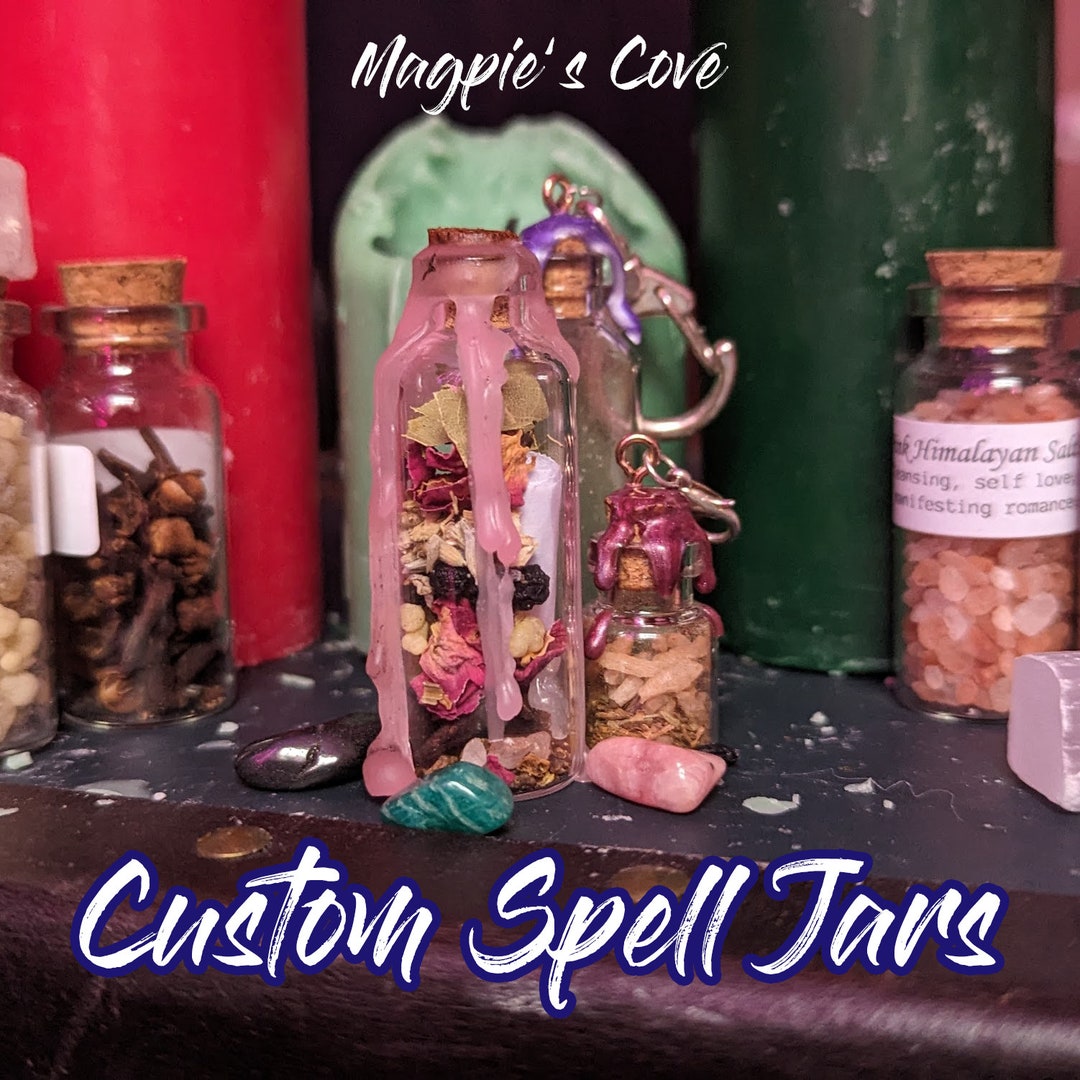Mini Spell Jars Custom Personalized Miniature Spell Jars - Etsy