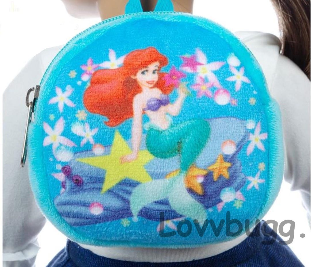 Little Mermaid Backpack Doll School Supplies Accessory for 18 Inch ...