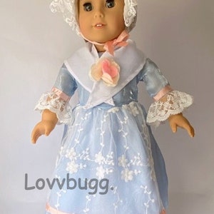 Repro Elizabeth Clothes Dress Shoes for 18 Inch American Girl Doll Tea ...