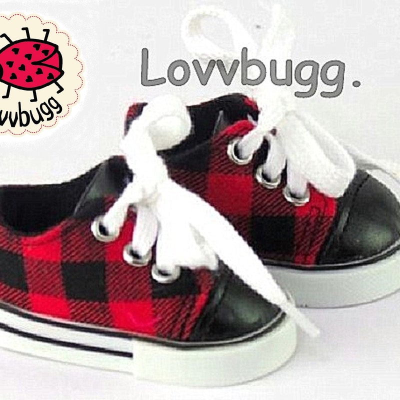 Red Gingham Shoes - Etsy