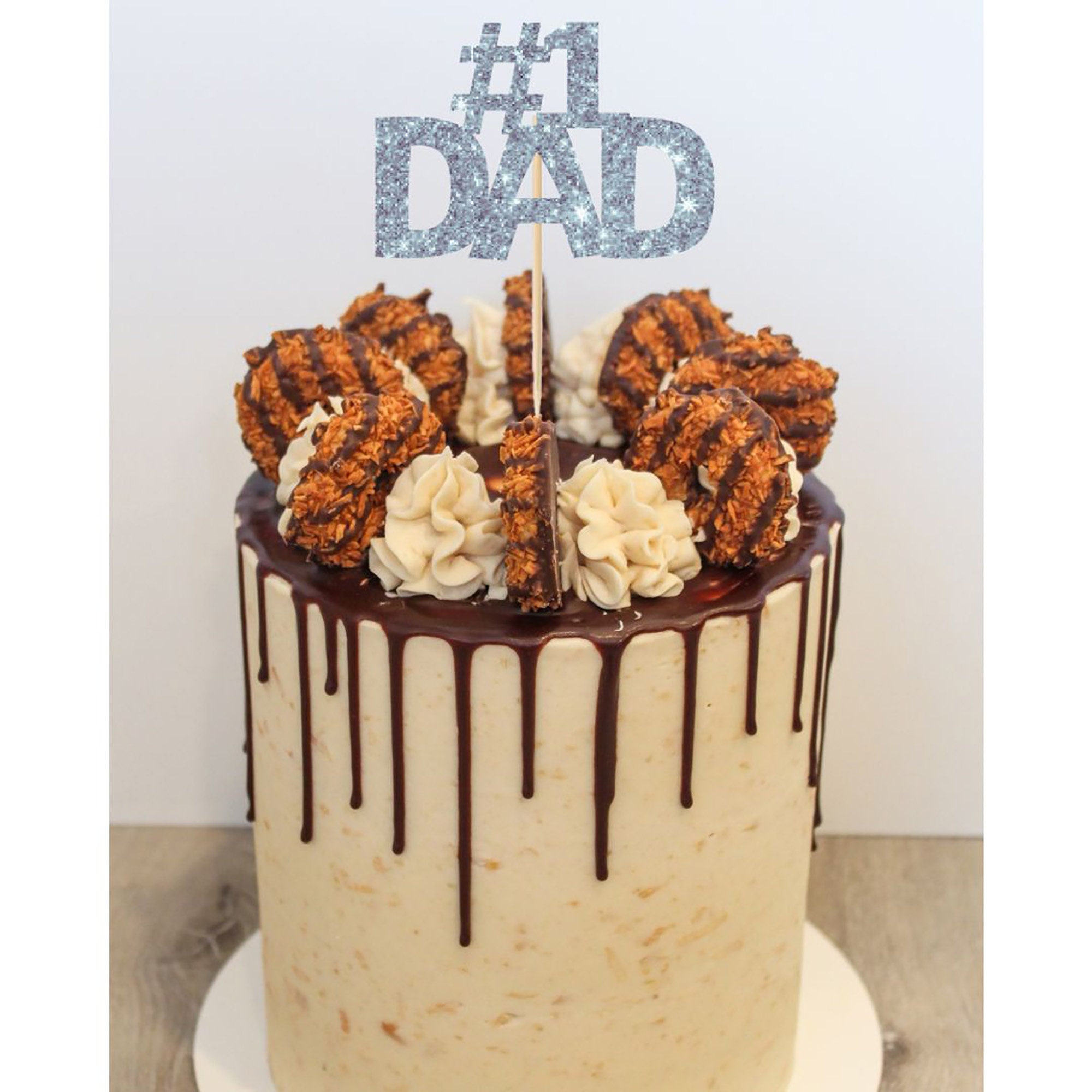 Die #1 DAD Cake Topper svg, jpg, png, DIY Cake Topper, Maschine ...