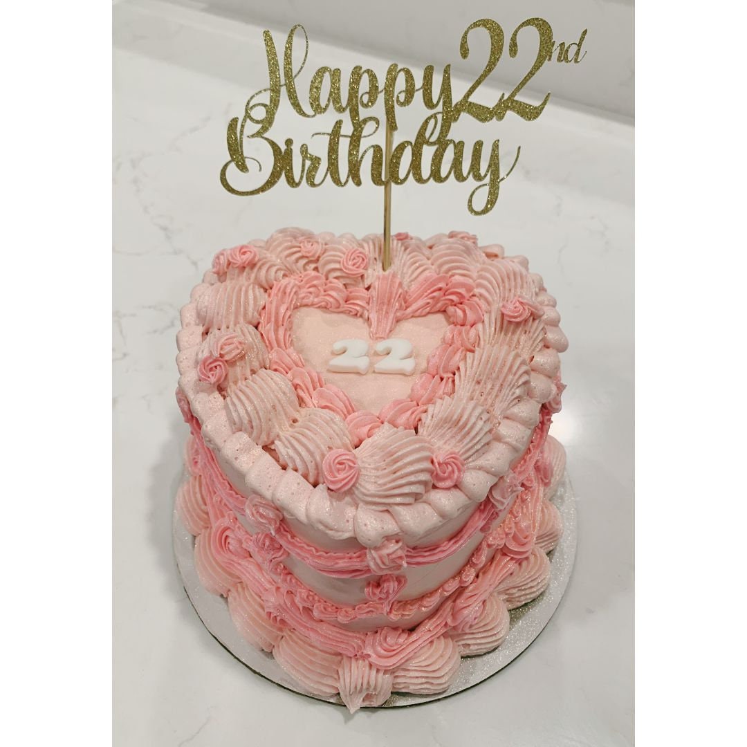 Happy 22nd Birthday Cake Topper Svg, Jpg, Png, DIY Cake Topper, Cut ...