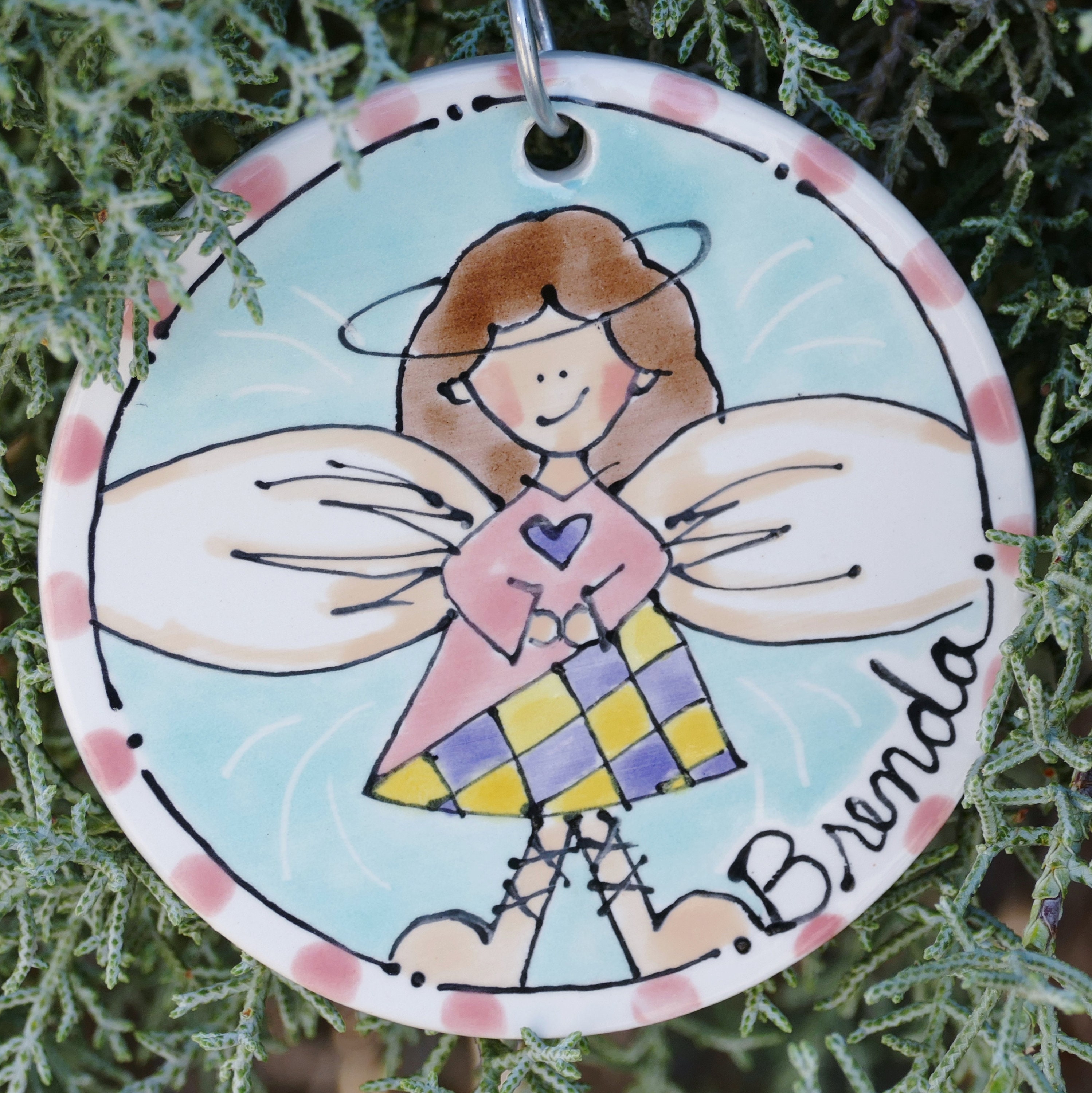 Personalized Angel Ornament With Custom Skin and Hair Features - Etsy